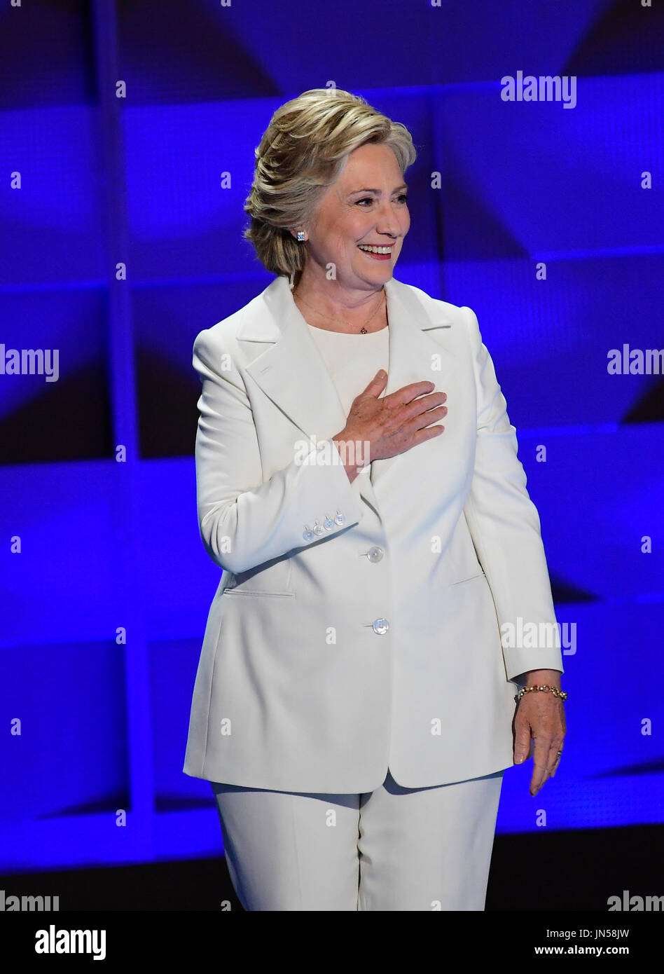 Hillary Clinton, the Democratic Party nominee for President of the ...