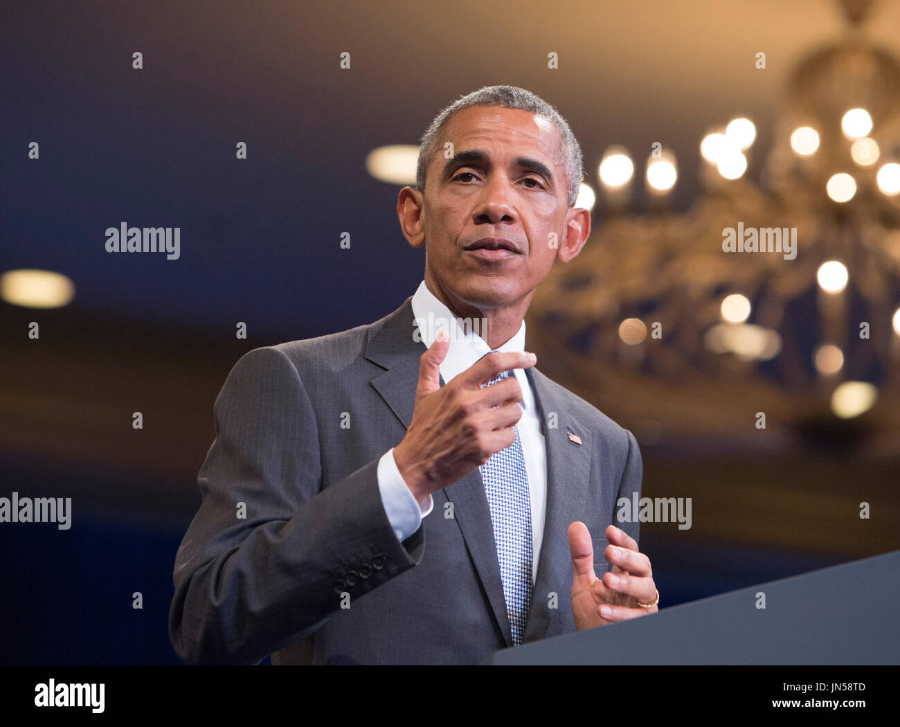 United States President Barack Obama participates in a Young African ...