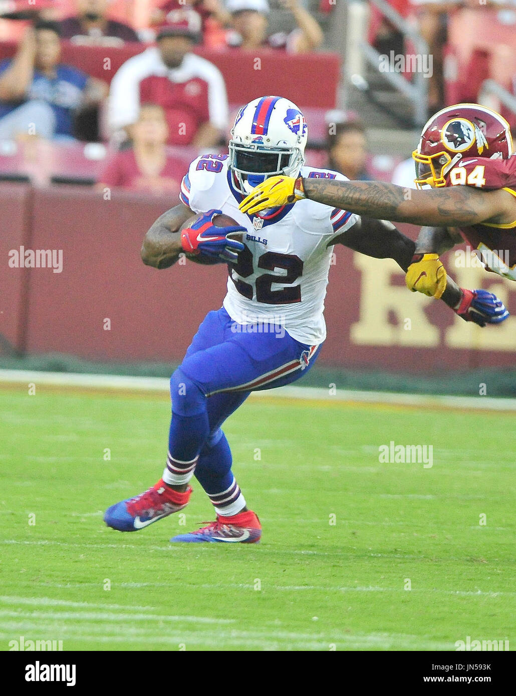 Buffalo Bills running back Reggir Bush (22) carries the ball in early ...