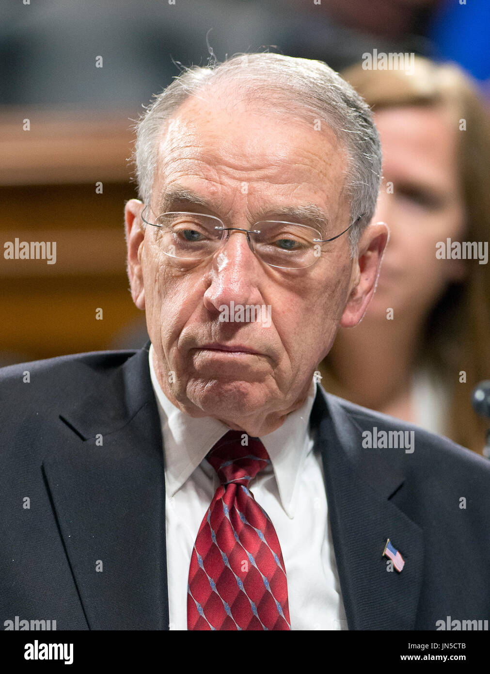 United States Senator Chuck Grassley (Republican of Iowa), Chairman, US ...