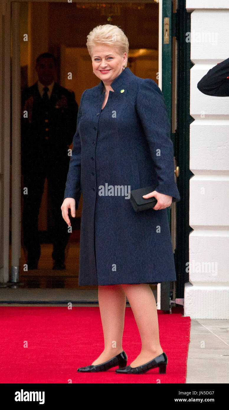 Dalia Grybauskaite, President of the Republic of Lithuania arrives for ...