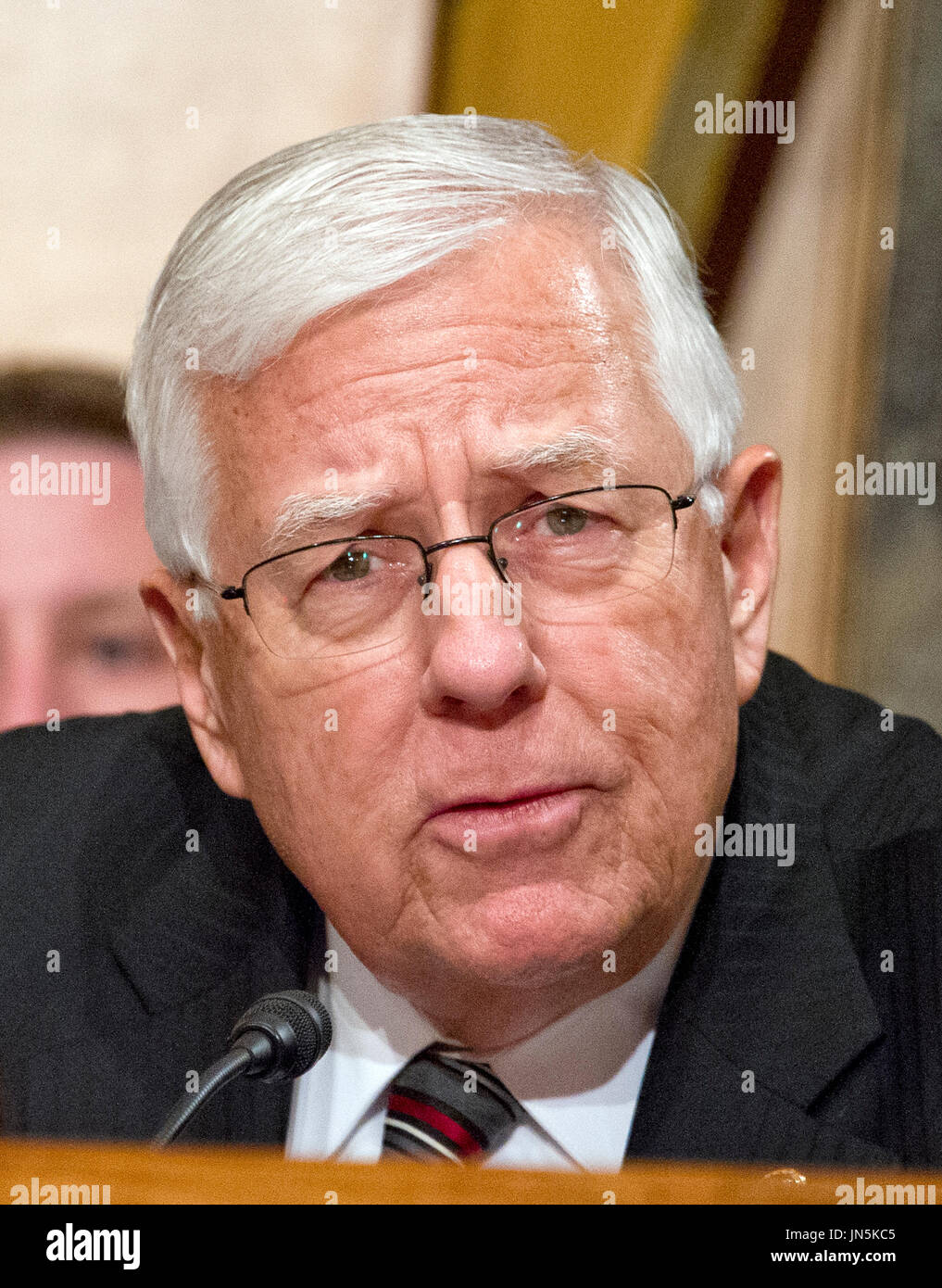 United States Senator Mike Enzi (Republican of Wyoming) at the US ...