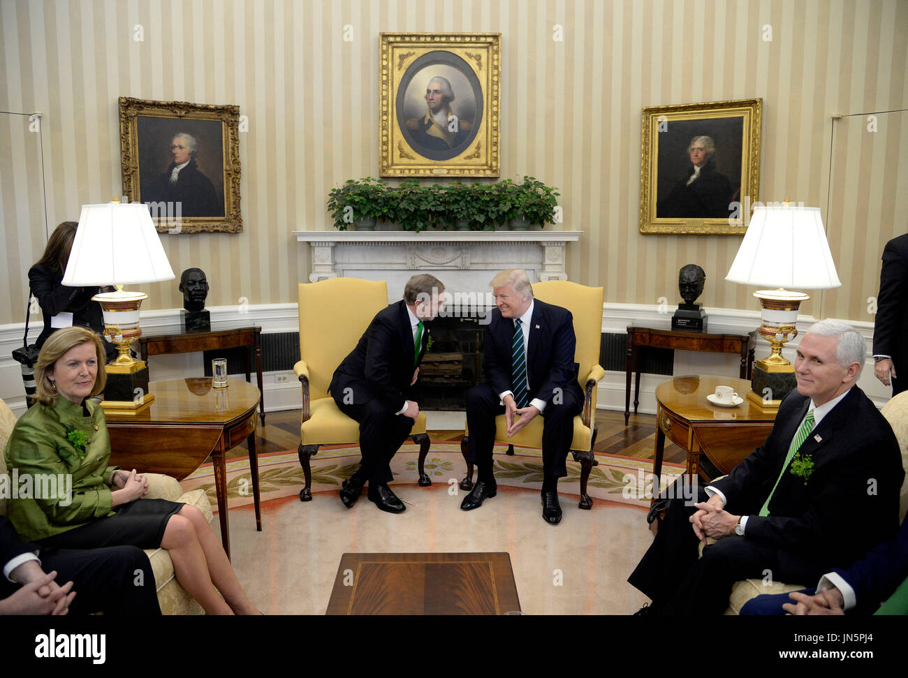 United States President Donald J. Trump holds a bilateral meeting with ...