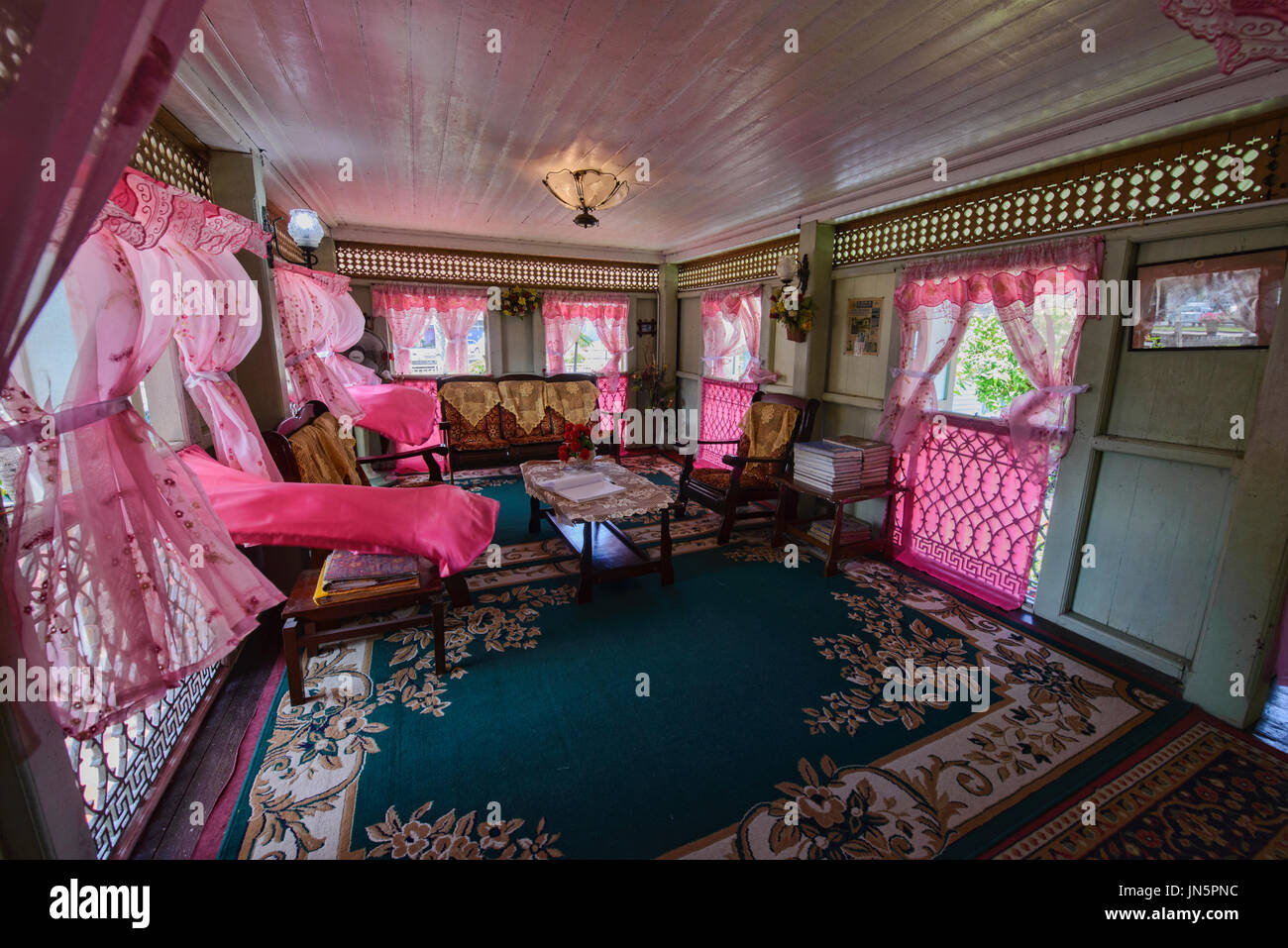 Interior of Villa Sentosa, preserved traditional home and living museum ...