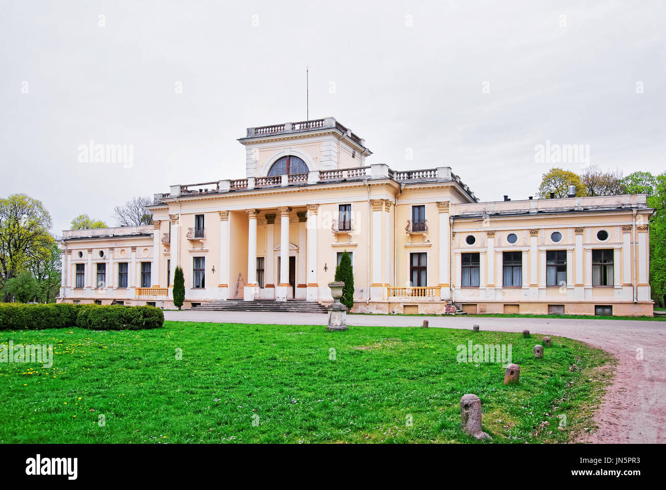 Tyshkevich manor in Traku Voke public park in Vilnius, Lithuania ...