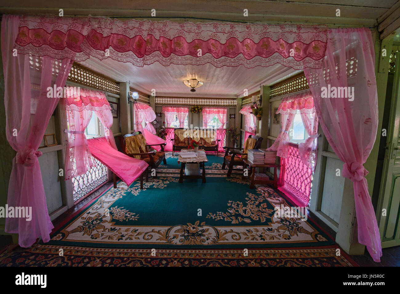 Interior of Villa Sentosa, preserved traditional home and living museum ...