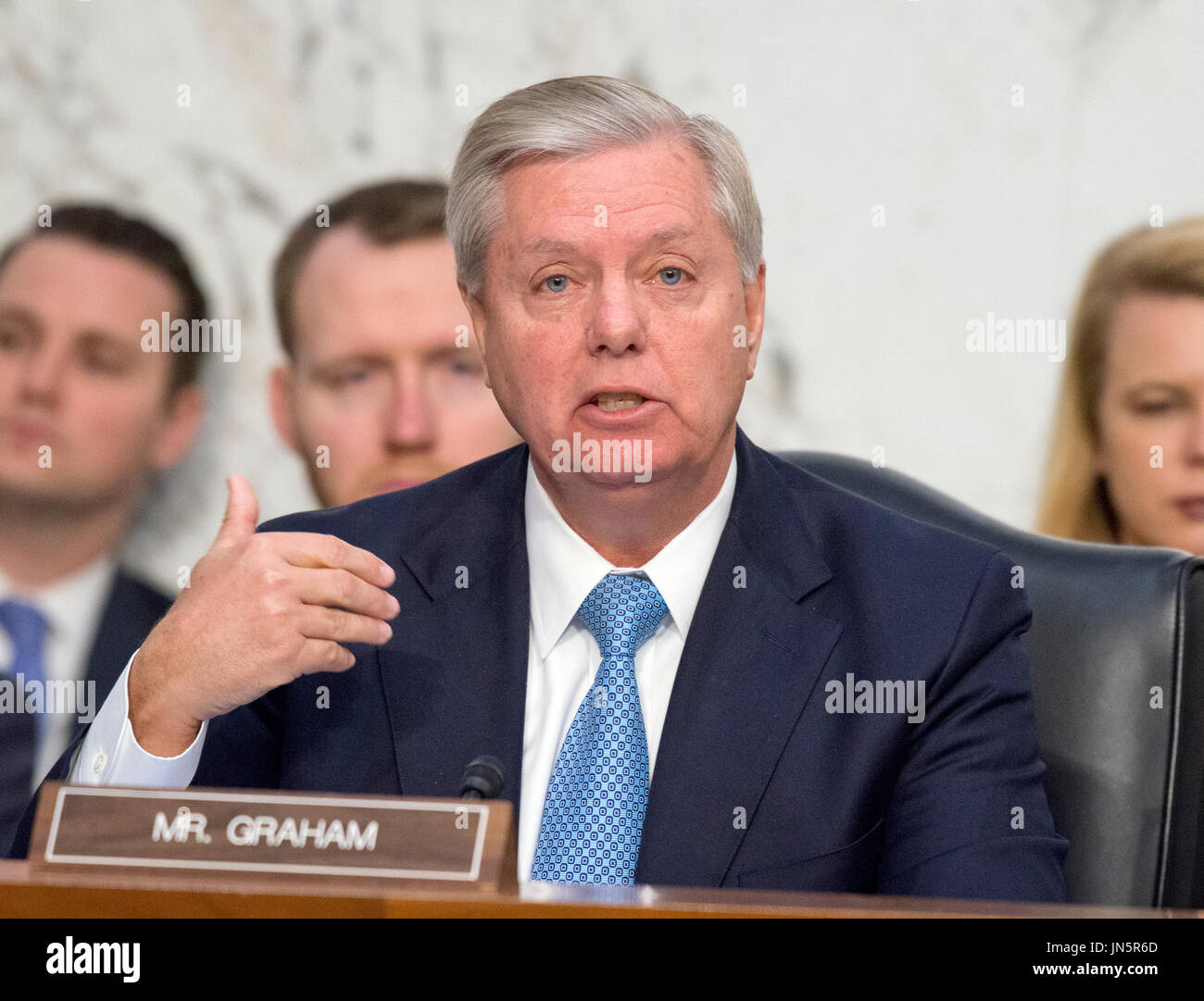 United States Senator Lindsey Graham (Republican of South Carolina ...