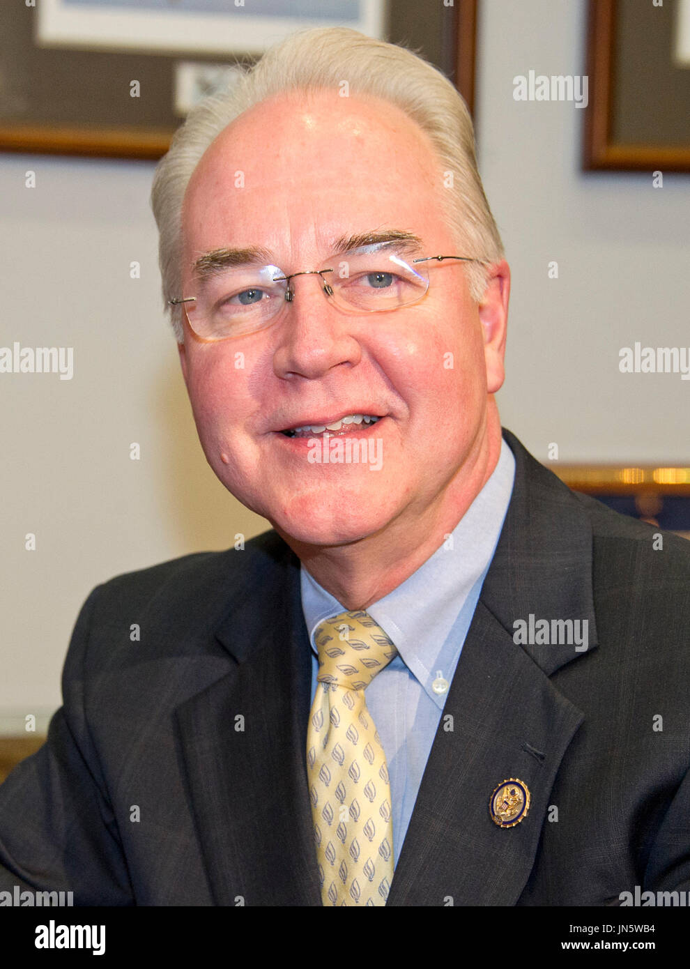 United States Representative Tom Price (Republican of Georgia), US ...