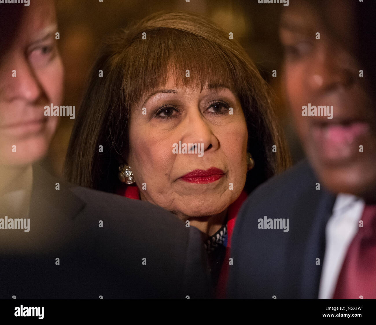 Mayor Elizabeth Kautz (Republican of Burnsville, Minnesota) seen in ...