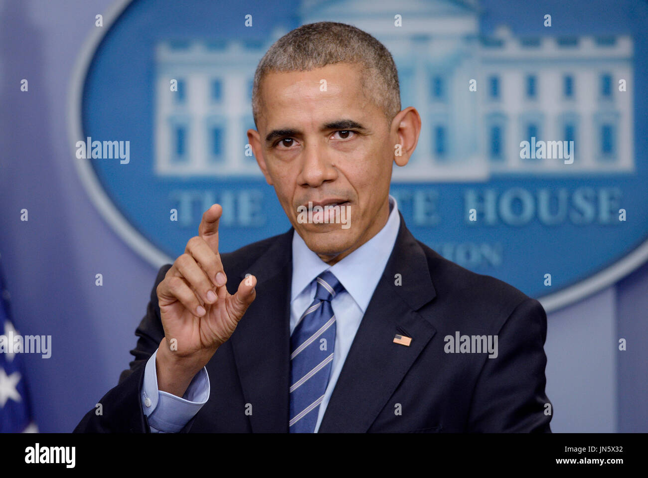 United States President Barack Obama conducts his final press ...