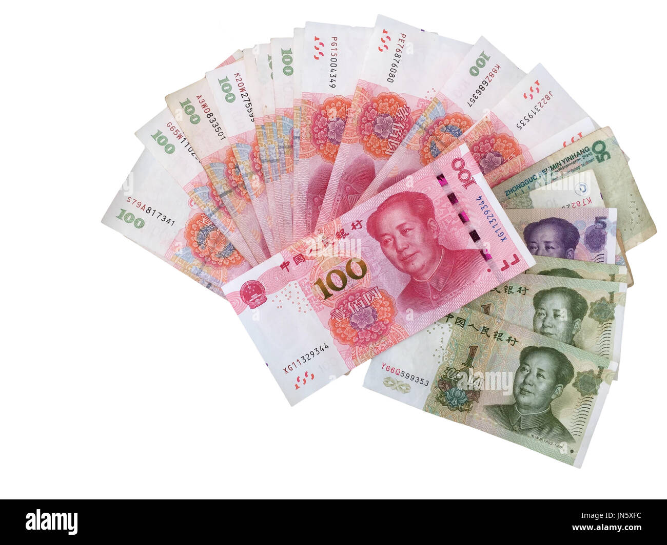 International Currency, Asian Bank Note, Chinese Yuan Stock Photo - Alamy