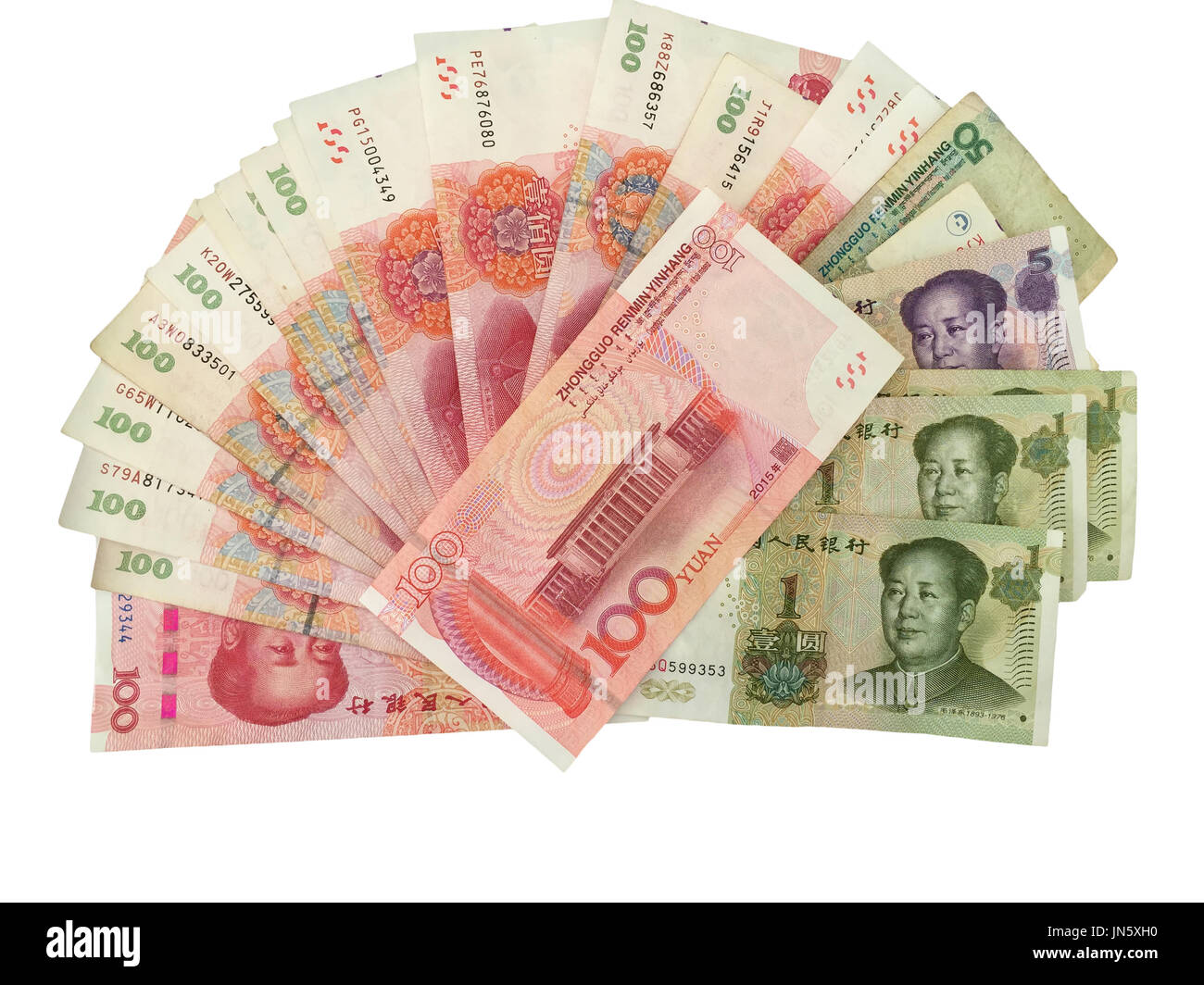 International Currency, Asian Bank Note, Chinese Yuan Stock Photo - Alamy