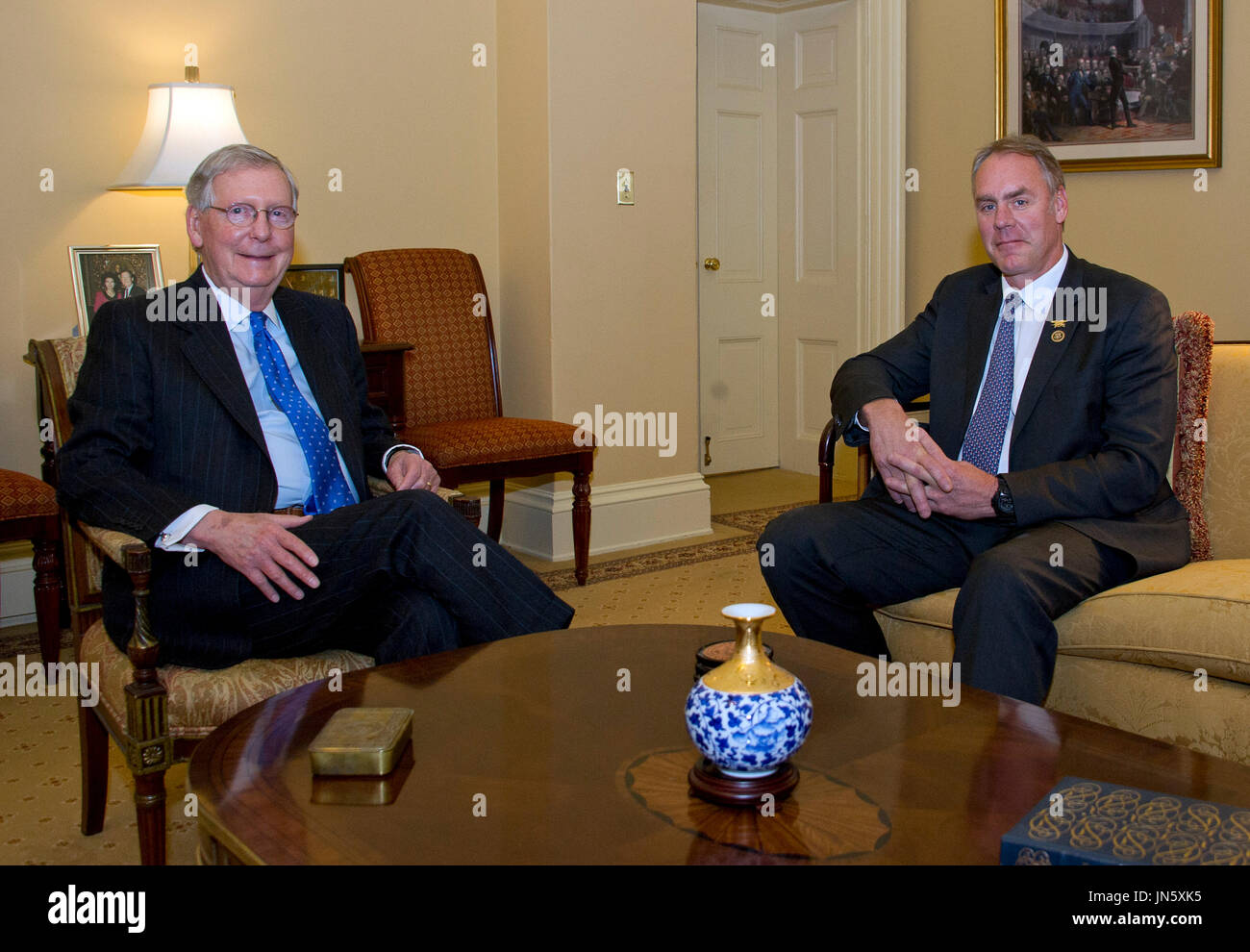 United States Secretary of Interior-designate, US Representative Ryan ...