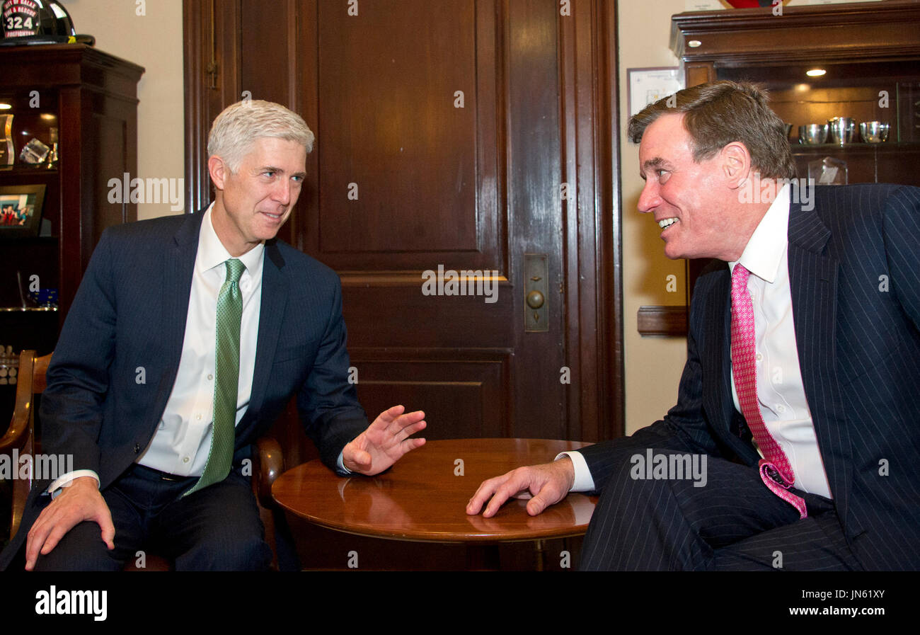 Judge Neil Gorsuch, United States President Donald J. Trump's nominee ...