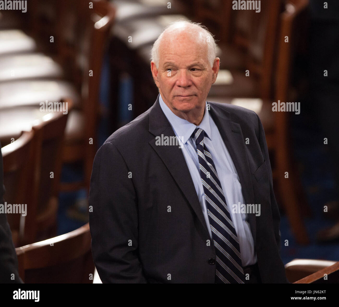 United States Senator Ben Cardin (Democrat of Maryland) awaits the ...