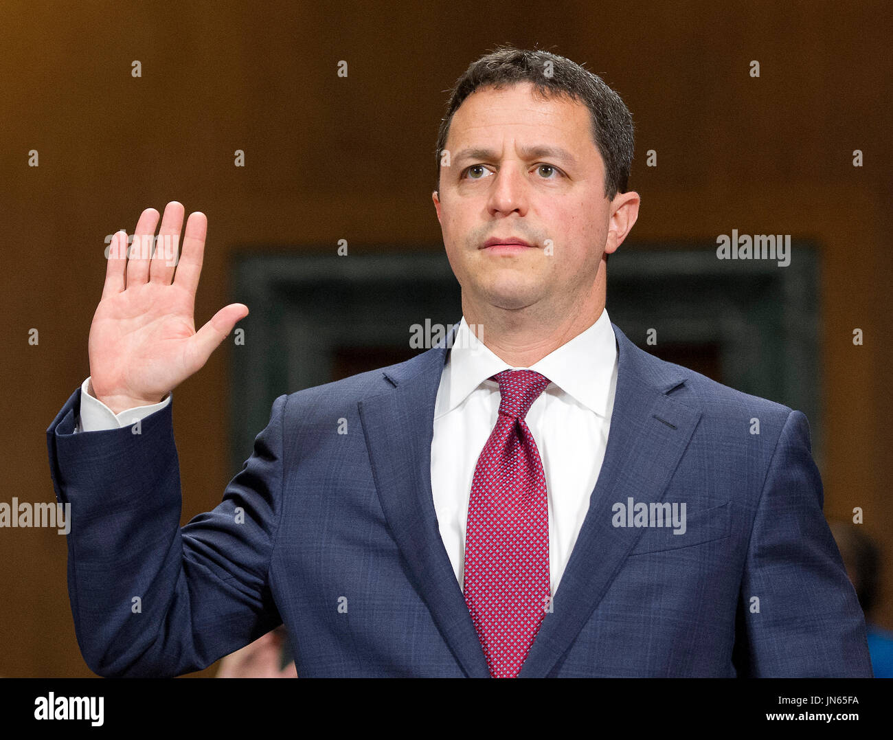 Steven A. Engel is sworn-in to testify before the United States Senate ...