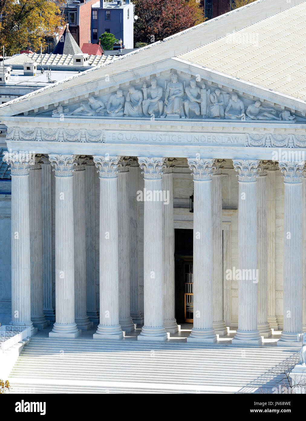 The United States Supreme Court Building can be seen from the top of ...