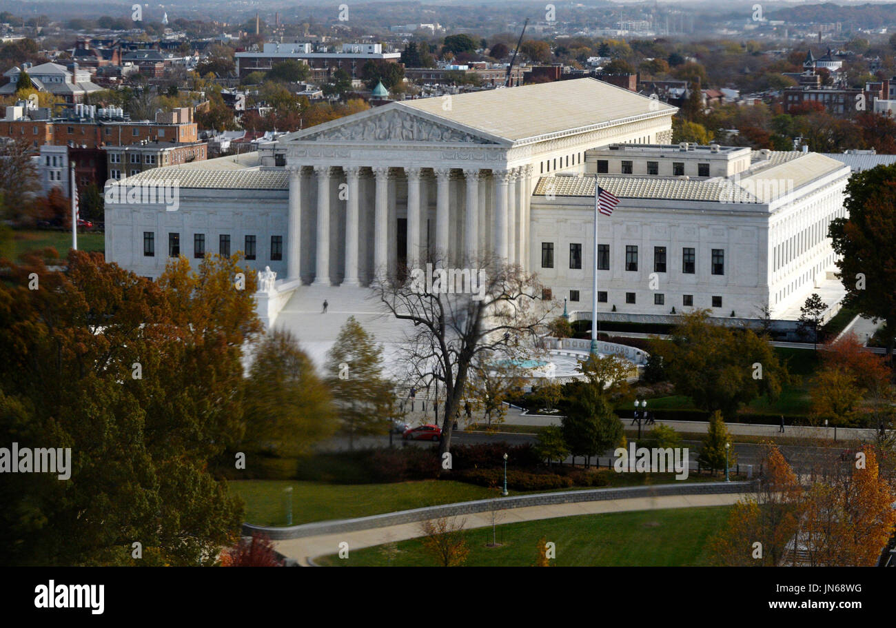 The United States Supreme Court Building can be seen from the top of ...