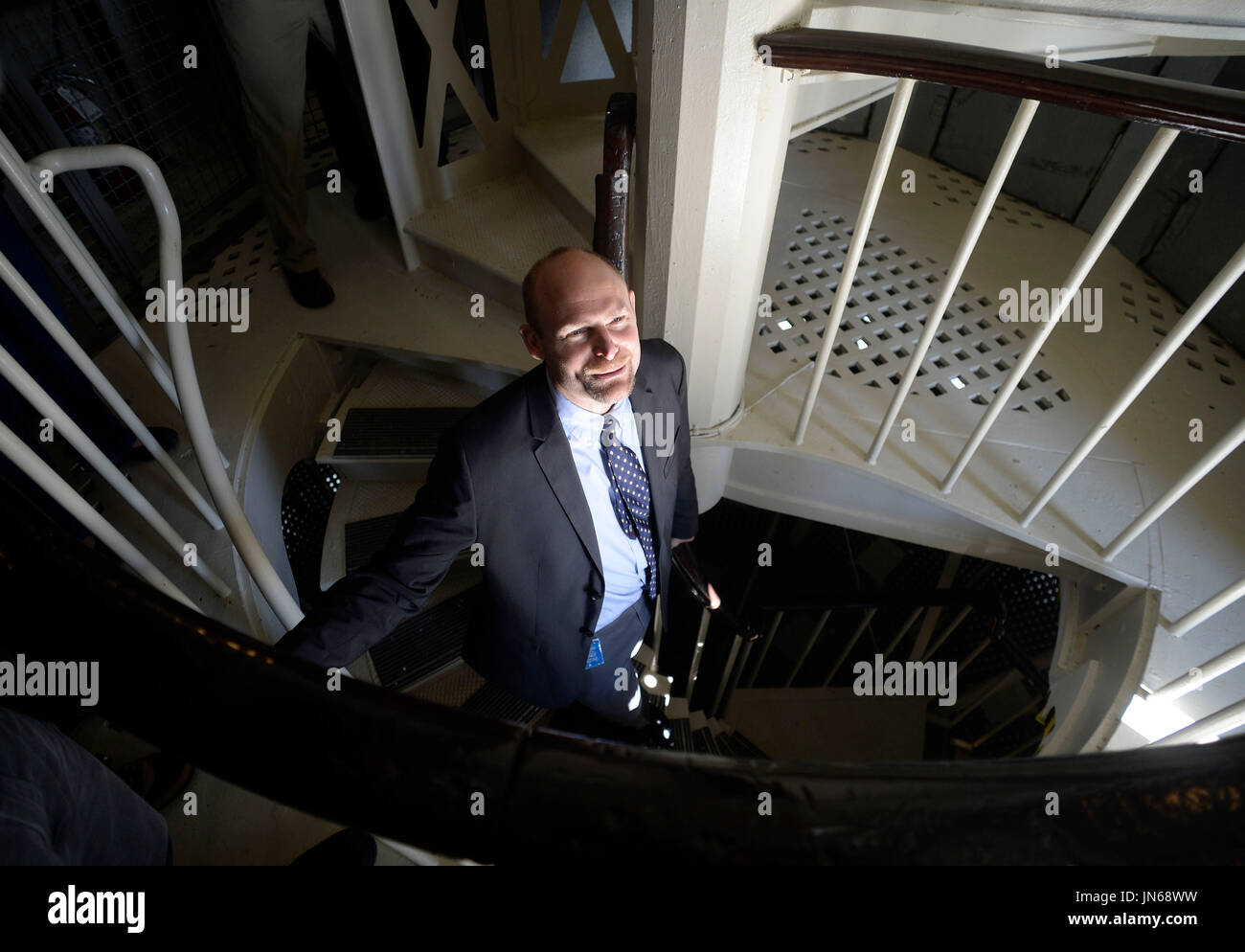 Shane Gallagher, construction manager at the Architect of the Capitol ...