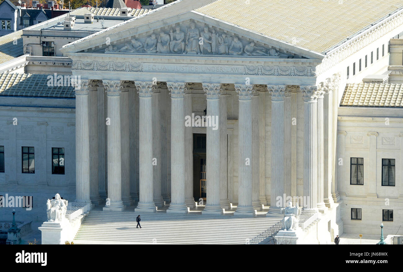 The United States Supreme Court Building can be seen from the top of ...