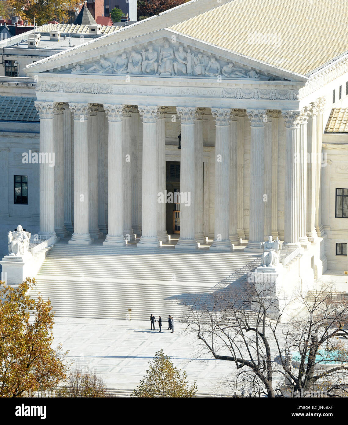 The United States Supreme Court Building can be seen from the top of ...