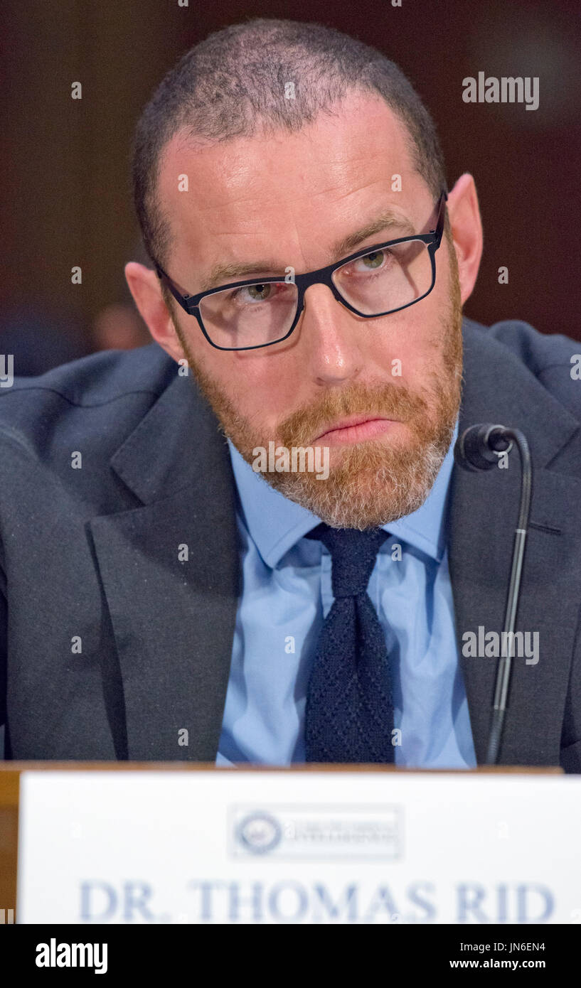 Thomas Rid, Professor, Department of War Studies, King's College ...