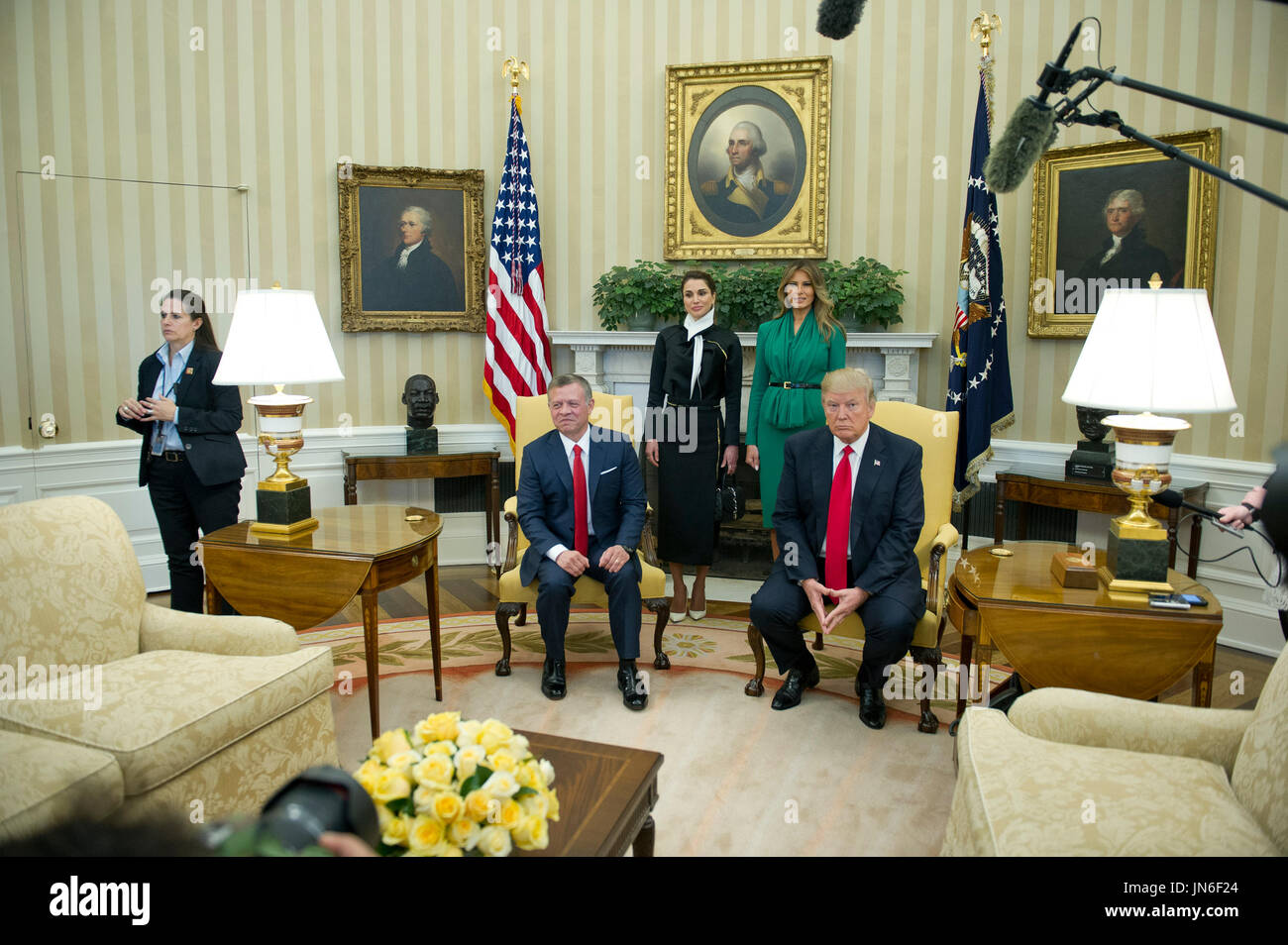 United States President Donald J. Trump meets King Abdullah II of ...
