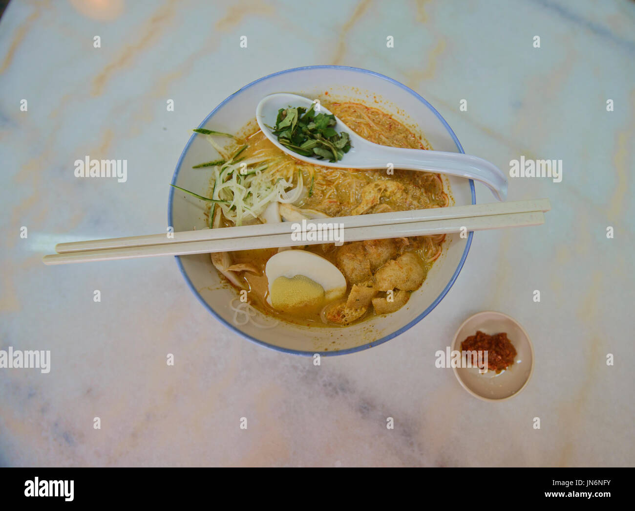 Melaka laksa hi-res stock photography and images - Alamy