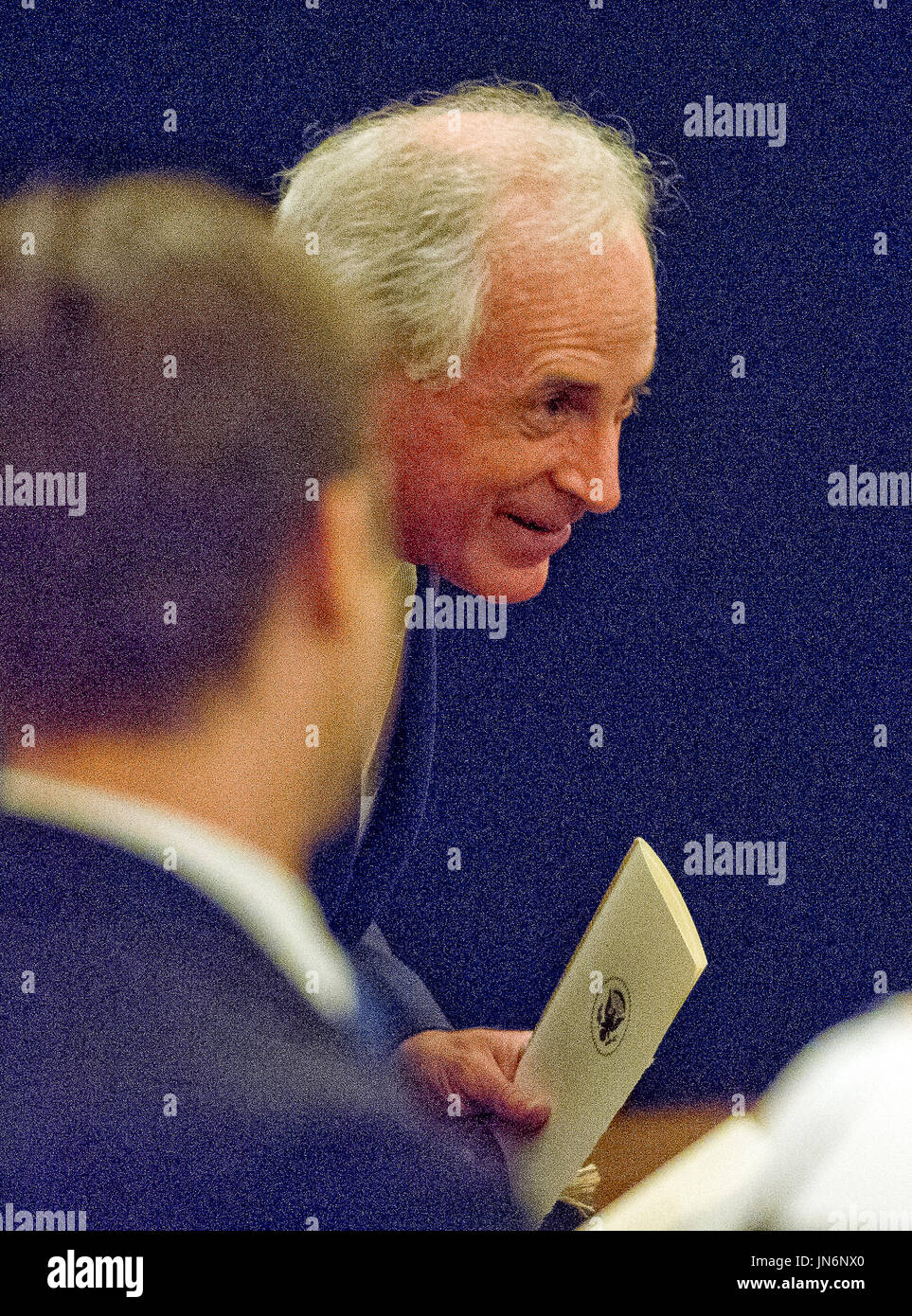 United States Senator Bob Corker (Republican of Tennessee) at a ...