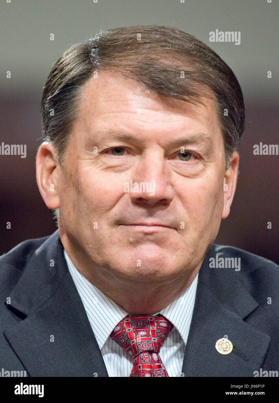 United States Senator Mike Rounds (Republican of South Dakota) appears ...
