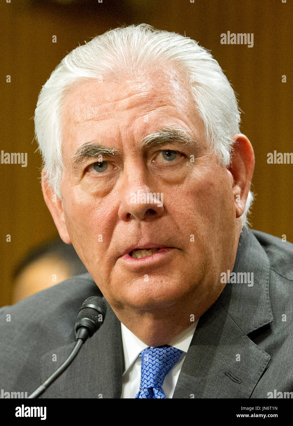 United States Secretary of State Rex Tillerson, gives testimony before ...