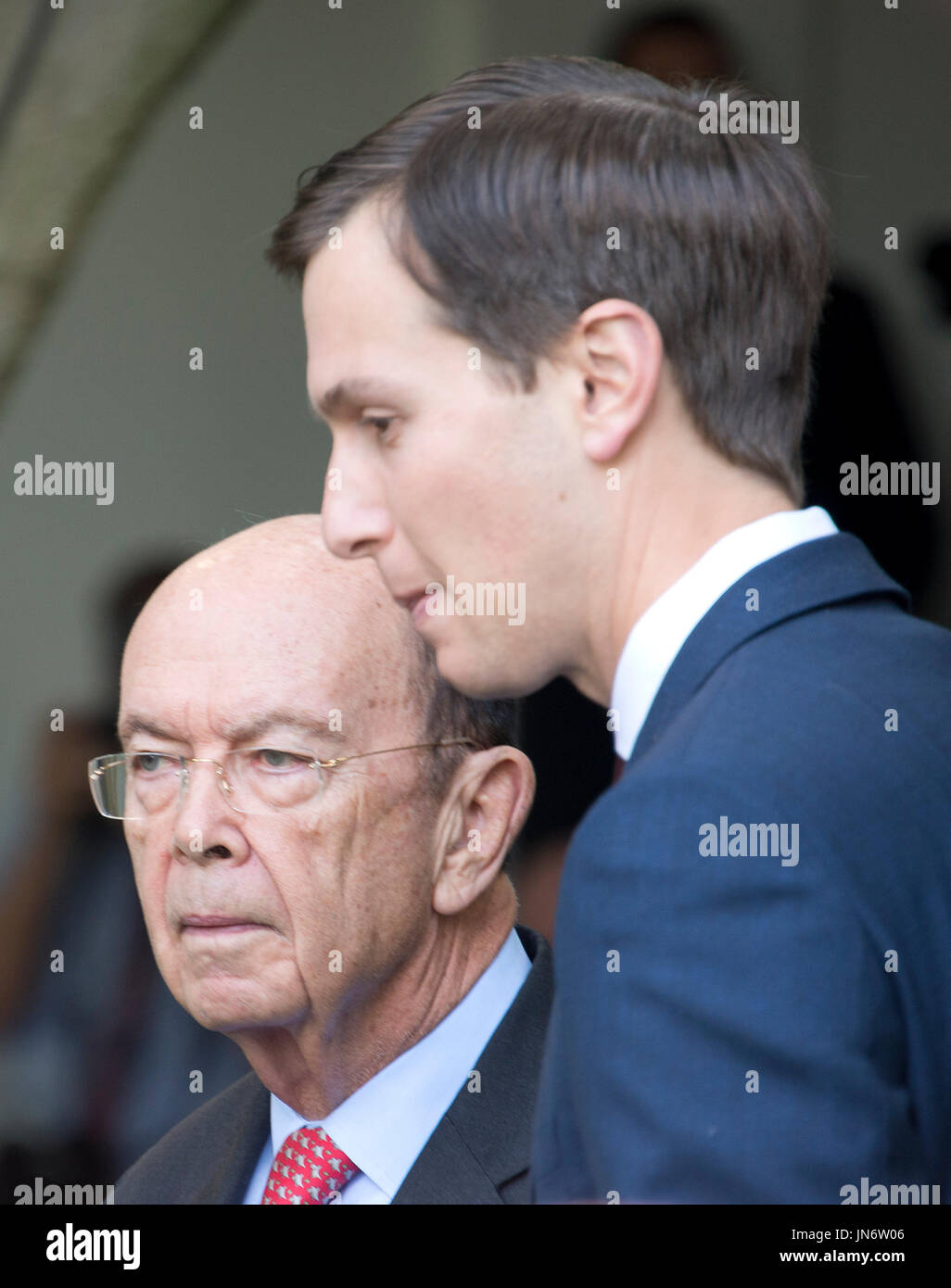 United States Secretary of Commerce Wilbur Ross arrives with senior ...