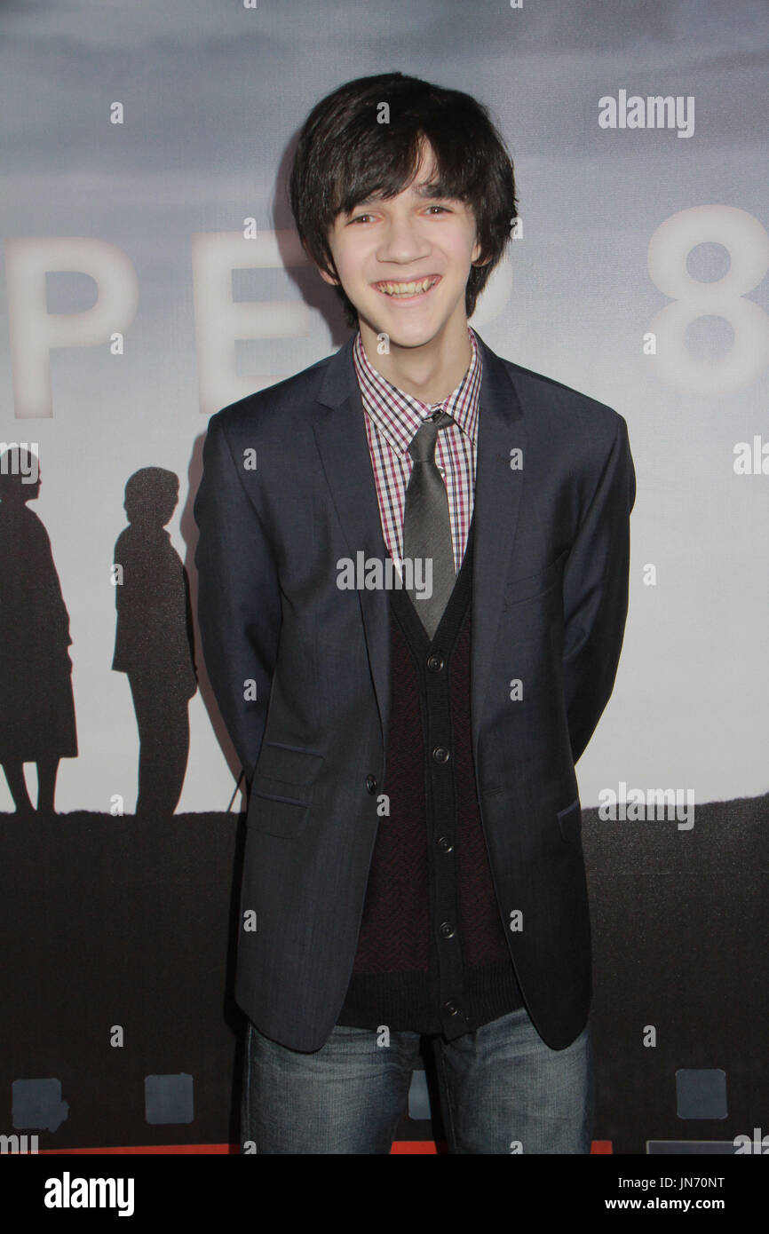 Zach Mills 11/22/2011 "Super8" Blu-ray and DVD Release held at Academy ...