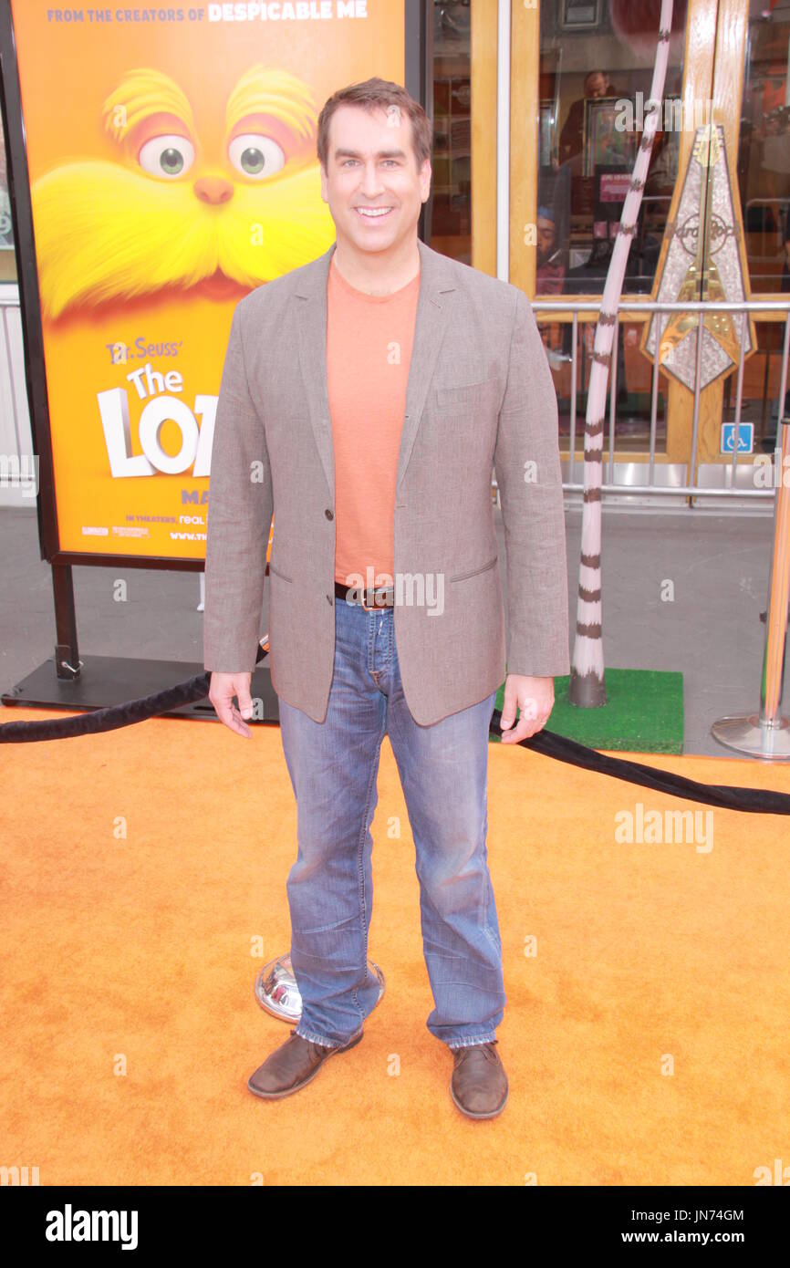 Rob Riggle 02/19/2012 "The Lorax" Premiere held at the Universal ...