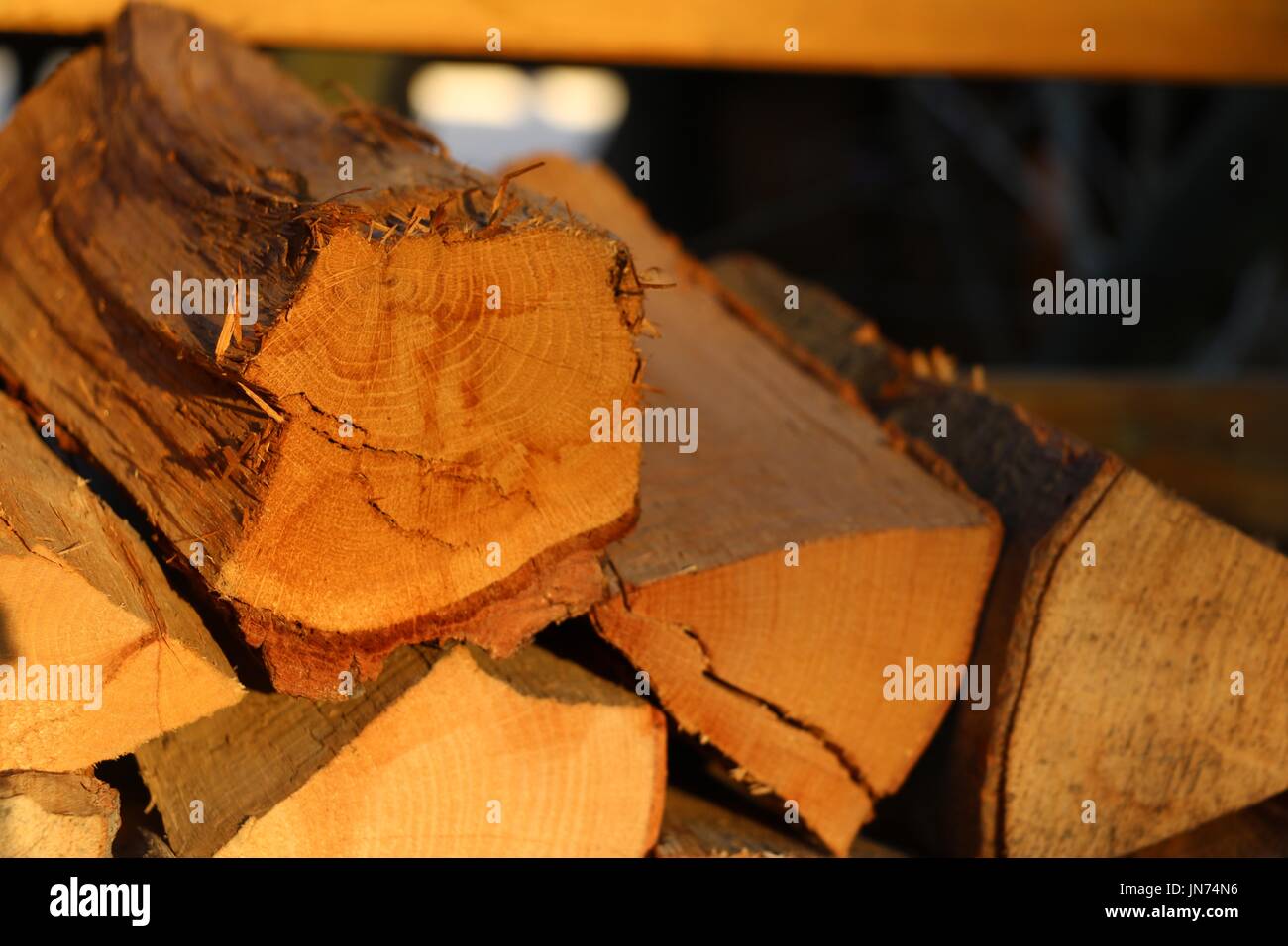 Wood in the sun Stock Photo - Alamy