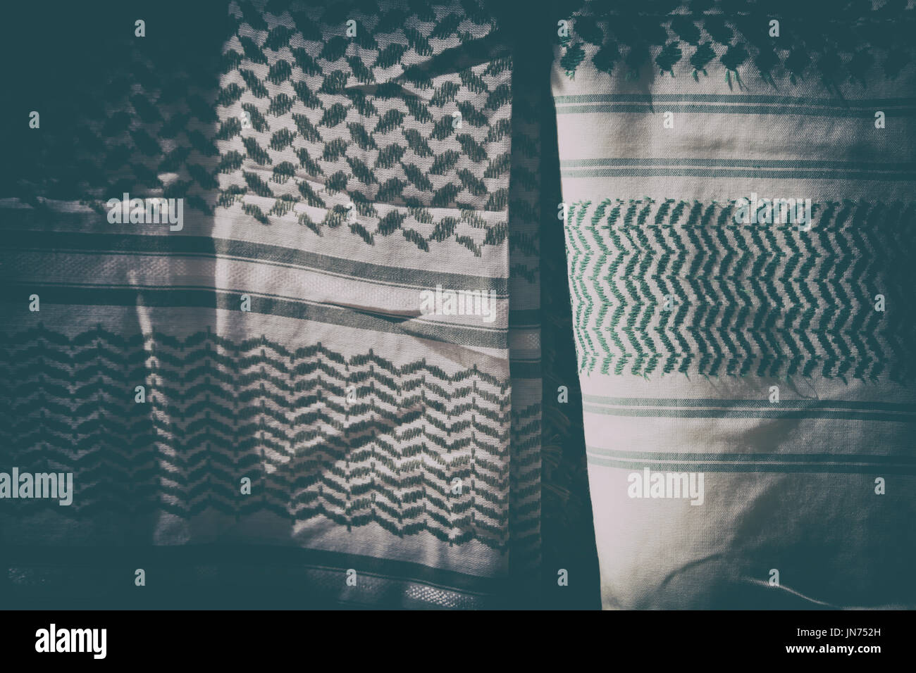 the texture of the cotton traditional symbolic arabian scarf like ...