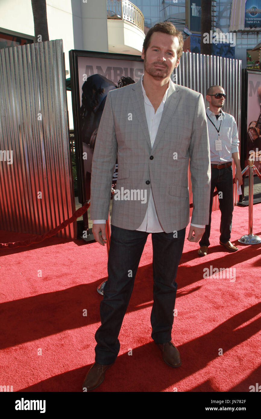 Eric Matheny 10/02/2011,Real Steel, premiere, Universal City Walk ...