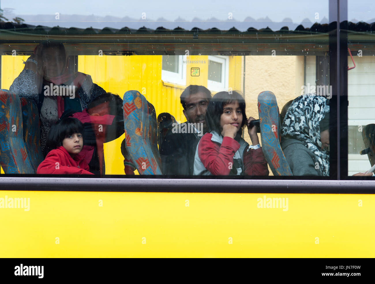 Refugee bus hi-res stock photography and images - Alamy