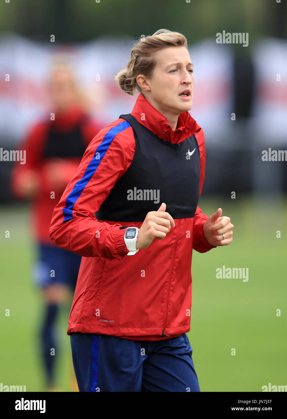 England Women's Ellen White during a training session at Sporting 70 ...