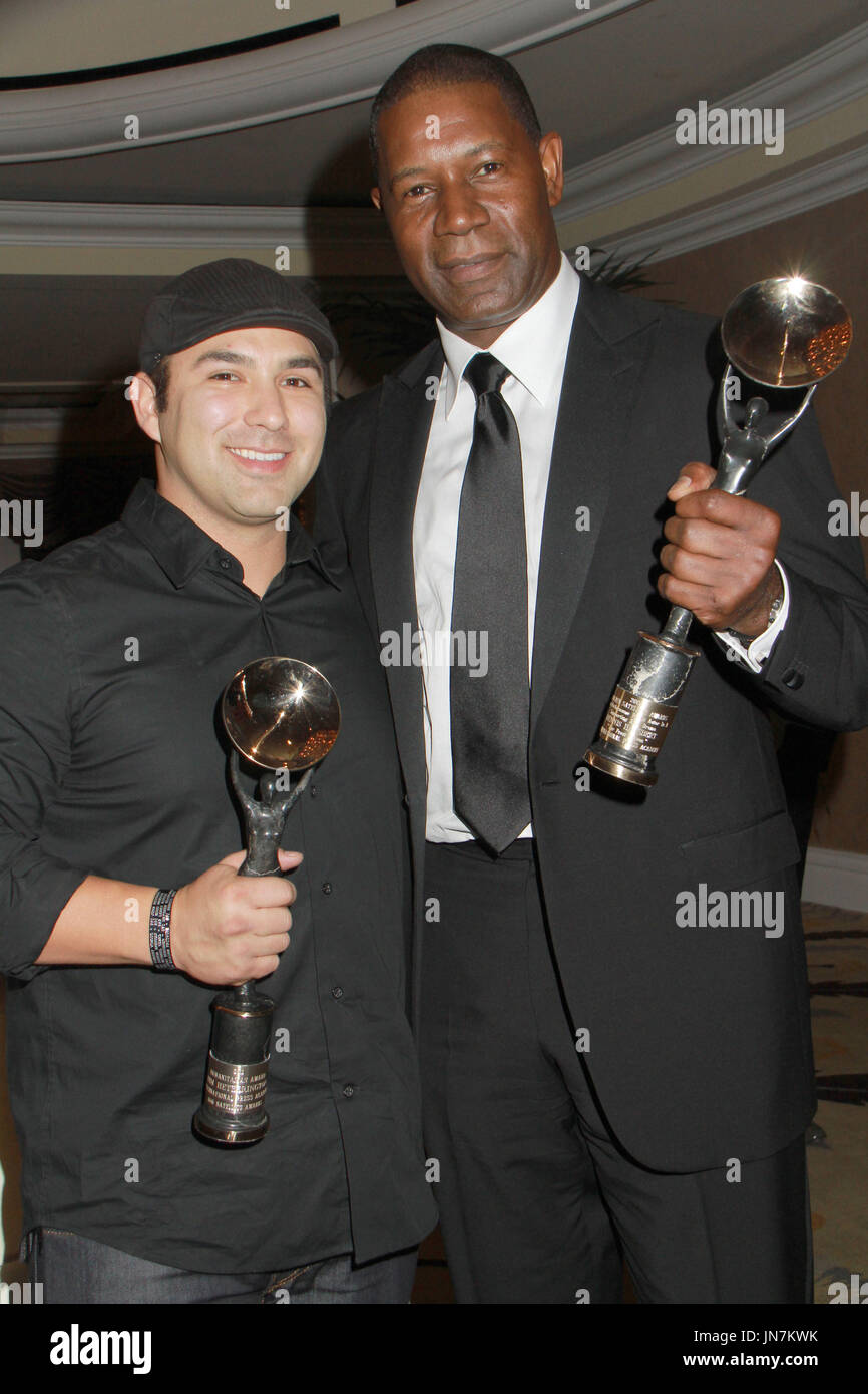 Dennis Haysbert Aron Hijar 12/18/2011 16th Annual Satellite Awards held ...
