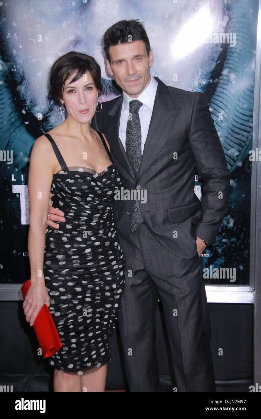 Frank Grillo, Wendy Moniz 01/11/2012 "The Grey" Premiere held at the ...
