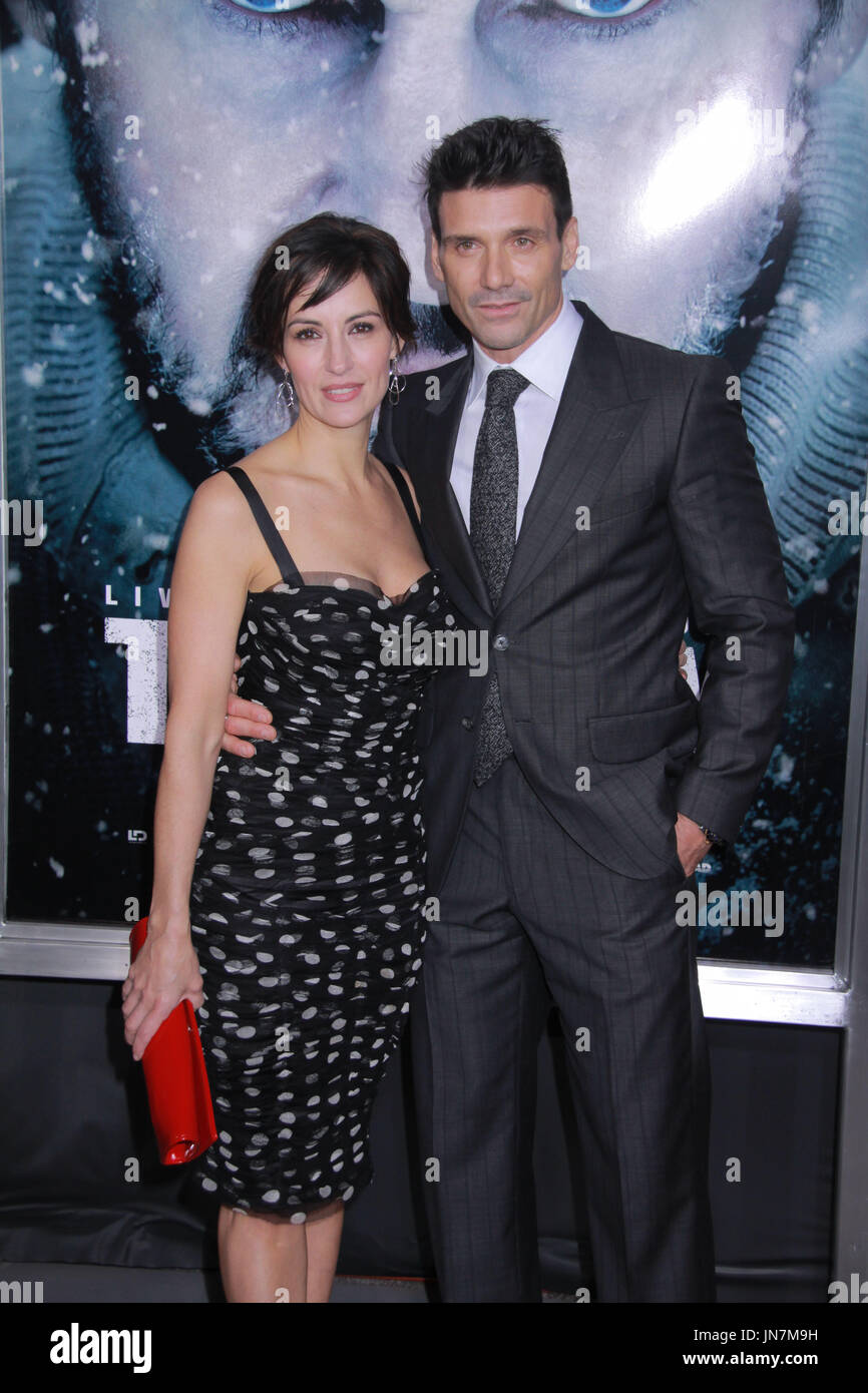 Frank Grillo, Wendy Moniz 01/11/2012 "The Grey" Premiere held at the ...