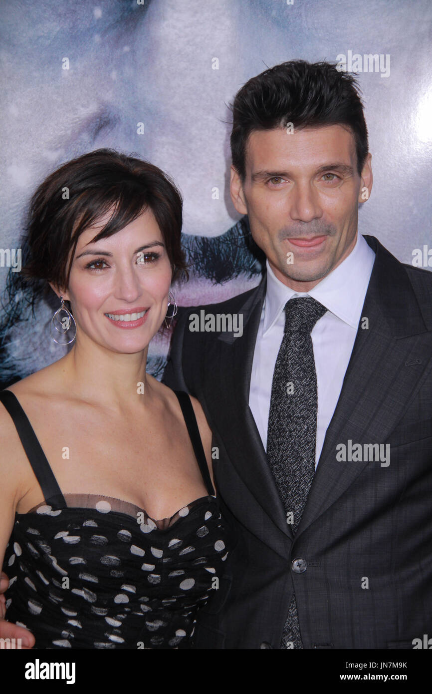 Frank Grillo, Wendy Moniz 01/11/2012 "The Grey" Premiere held at the ...
