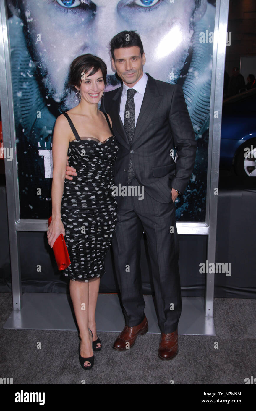 Frank Grillo, Wendy Moniz 01/11/2012 "The Grey" Premiere held at the ...