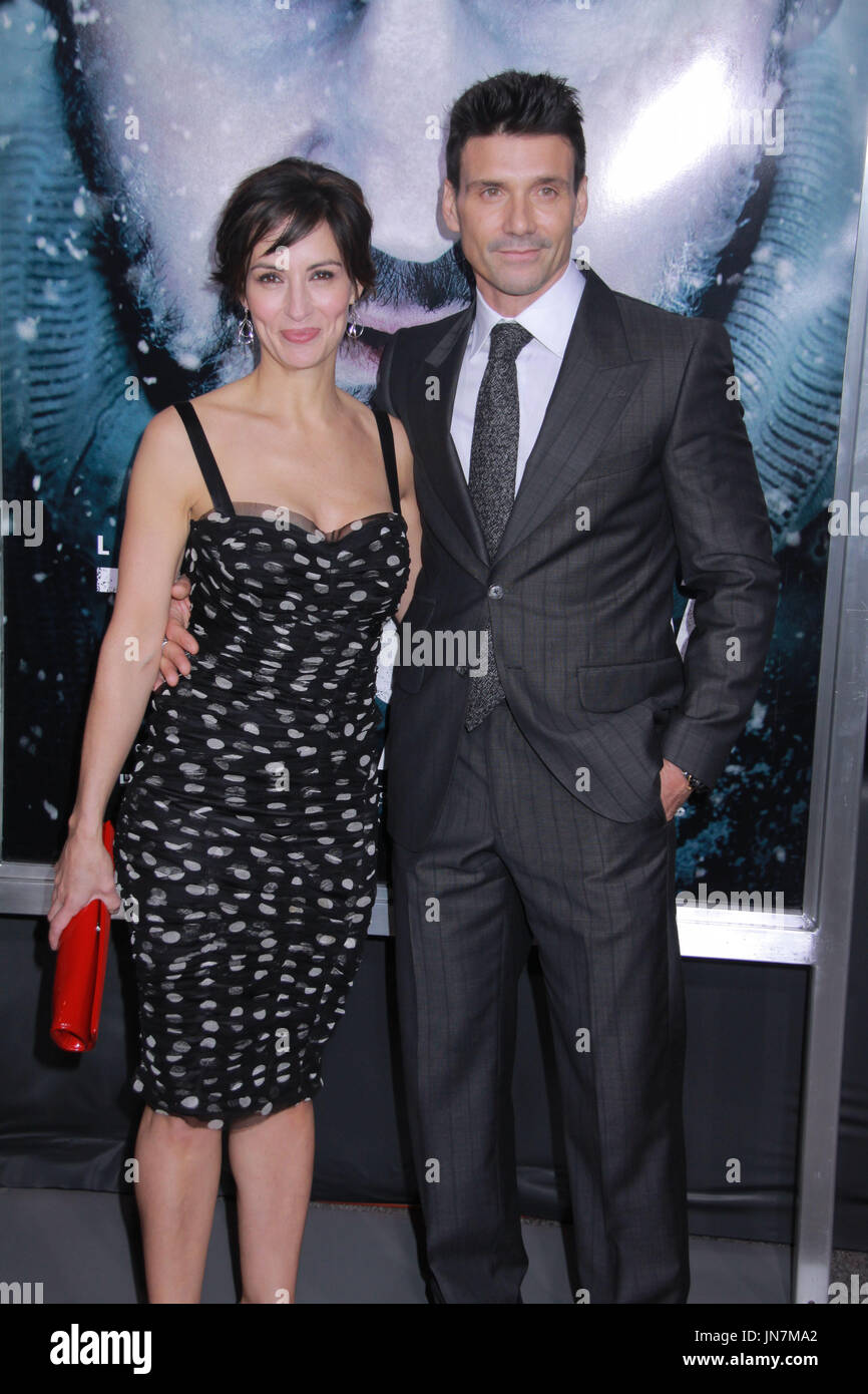 Frank Grillo, Wendy Moniz 01/11/2012 "The Grey" Premiere held at the ...