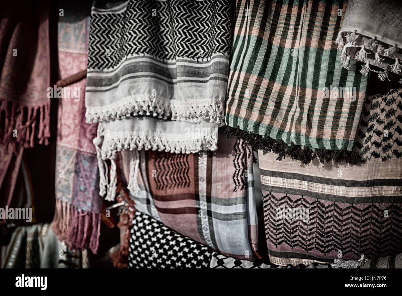 the texture of the cotton traditional symbolic arabian scarf like ...