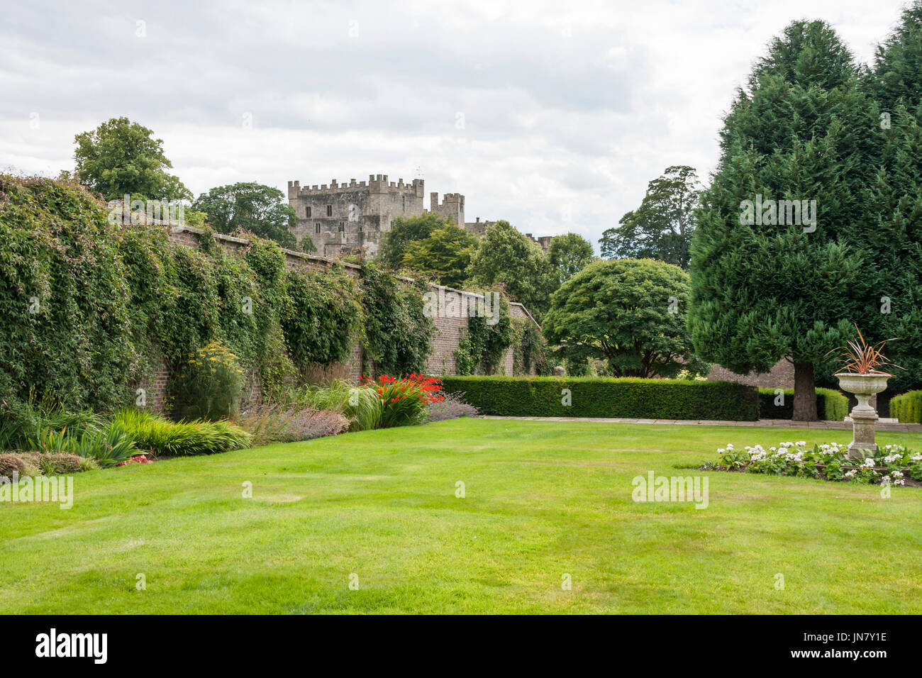 The beautiful gardens at Raby Castle,Staindrop,Darlington,England,UK ...