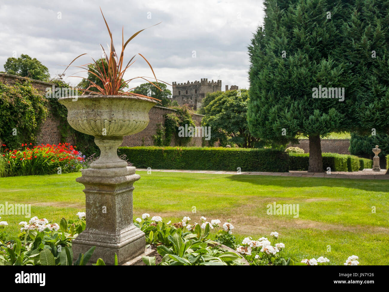 The beautiful gardens at Raby Castle,Staindrop,Darlington,England,UK ...