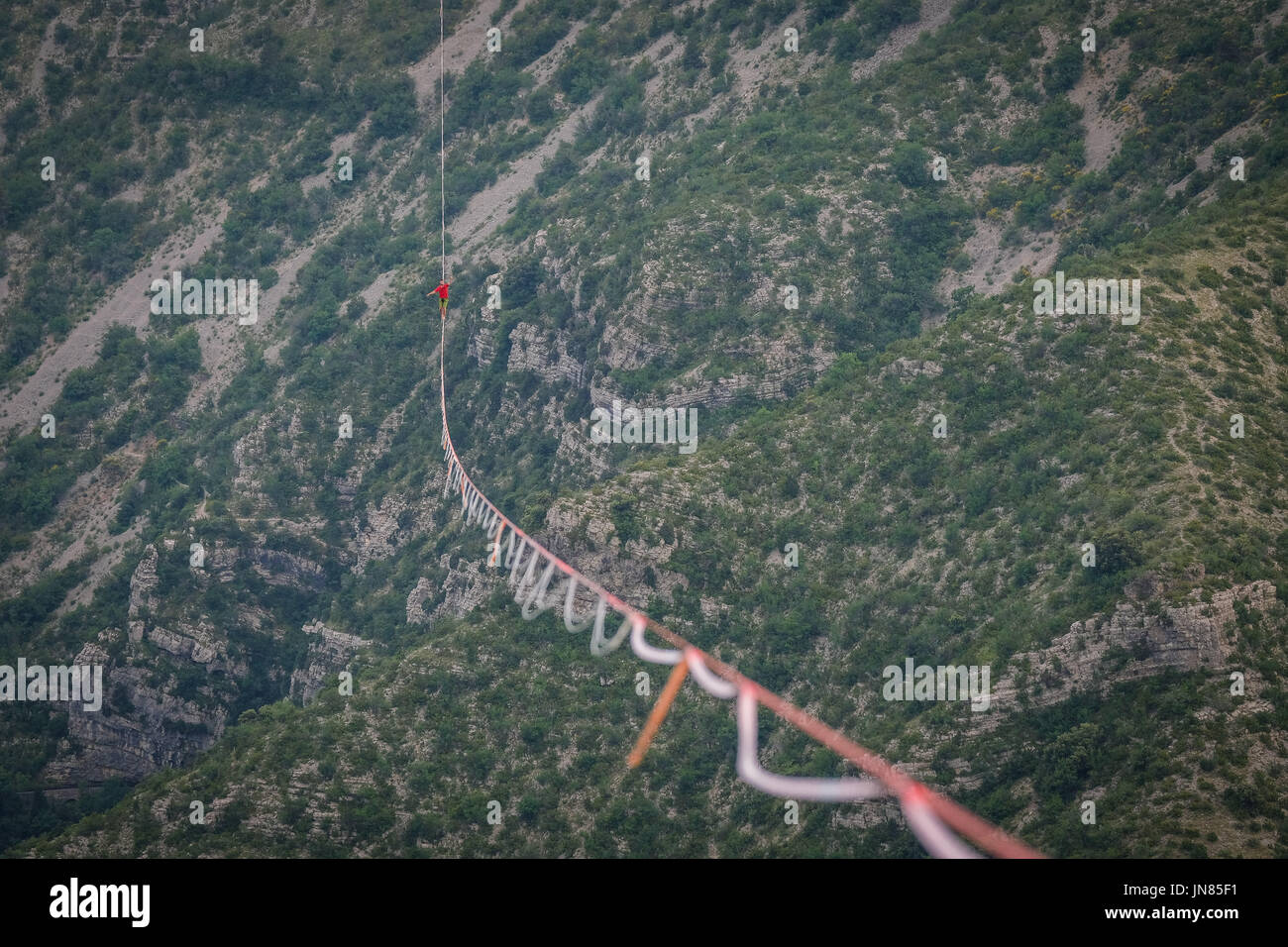 In south of France, several members of the french extreme sports team ...