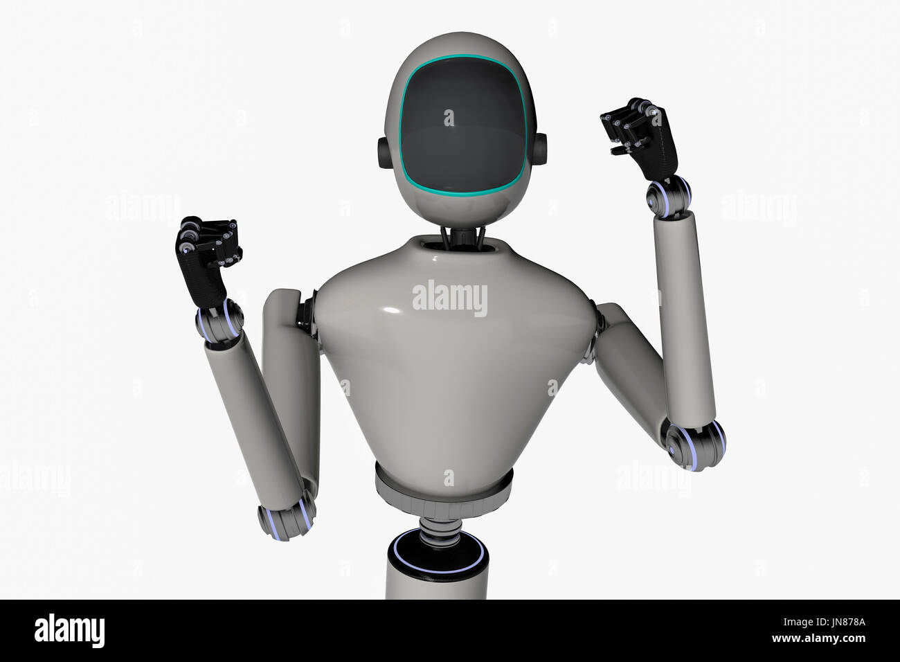 A fighting robot full in action Stock Photo - Alamy
